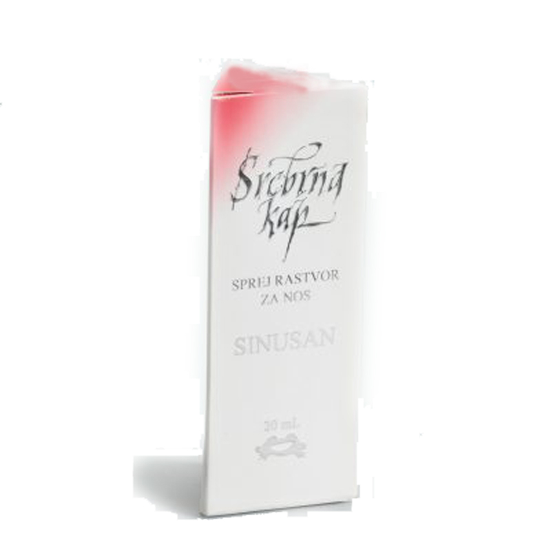SINUSAN sprej za nos - SREBRNE KAPI